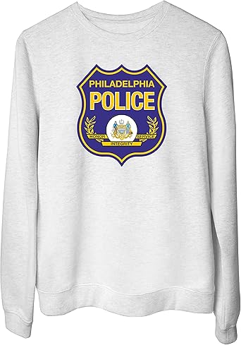 T-Shirtshock Sweatshirt Woman White TM0112 Philadelphia Police ...