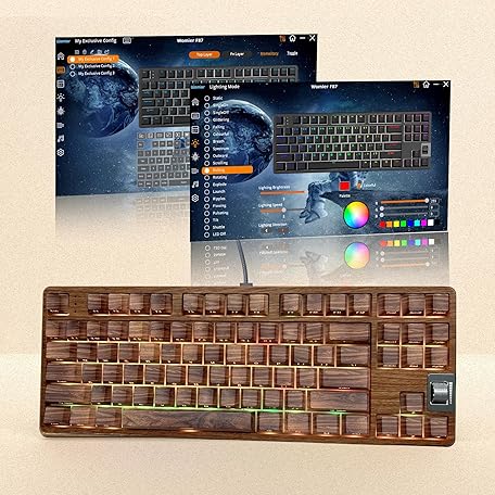 Mua Womier Retro Wired TKL Mechanical Keyboard with Volume Wheel,75% ...