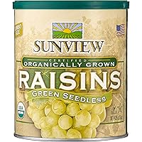 Amazon.com: Sunview Organic Green Raisins - 3 15 Oz. Canisters ...