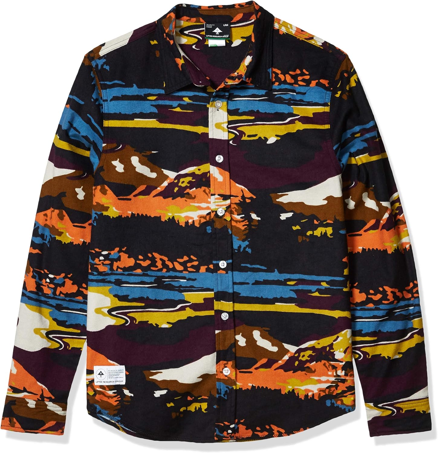 Amazon.com: LRG Men's Lifted Research Group Flannel Shirt: Clothing