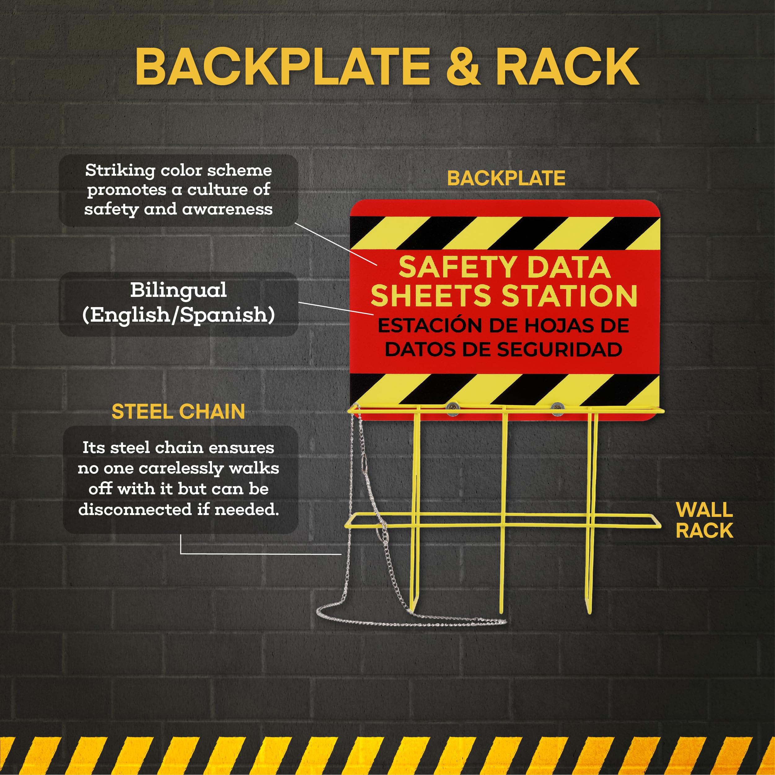 AdirPro Safety Data Sheet Station - Wall Mount SDS Station Displays GHS ...