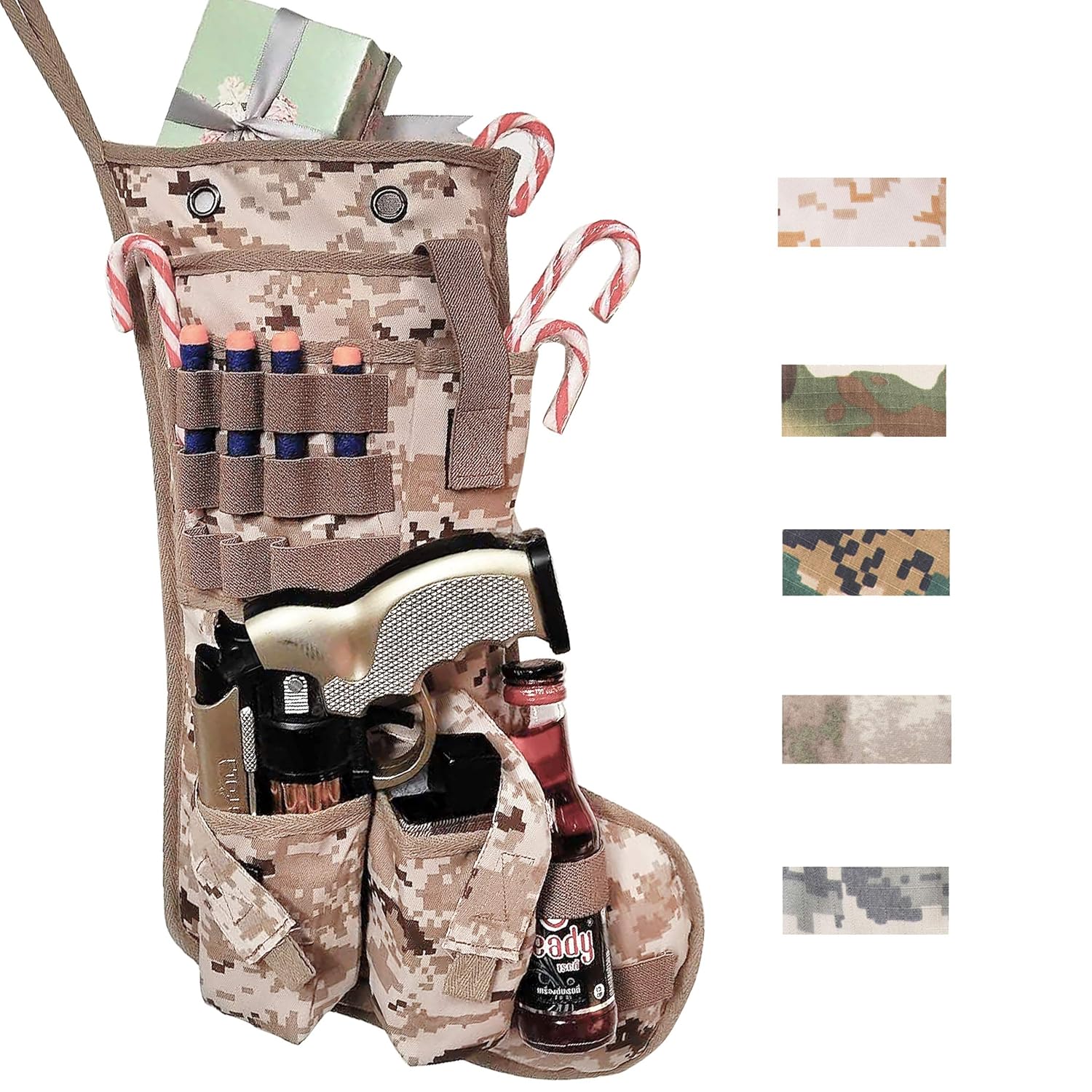 Amazon.com: Beyond Your Thoughts New Tactical Christmas Stockings US ...