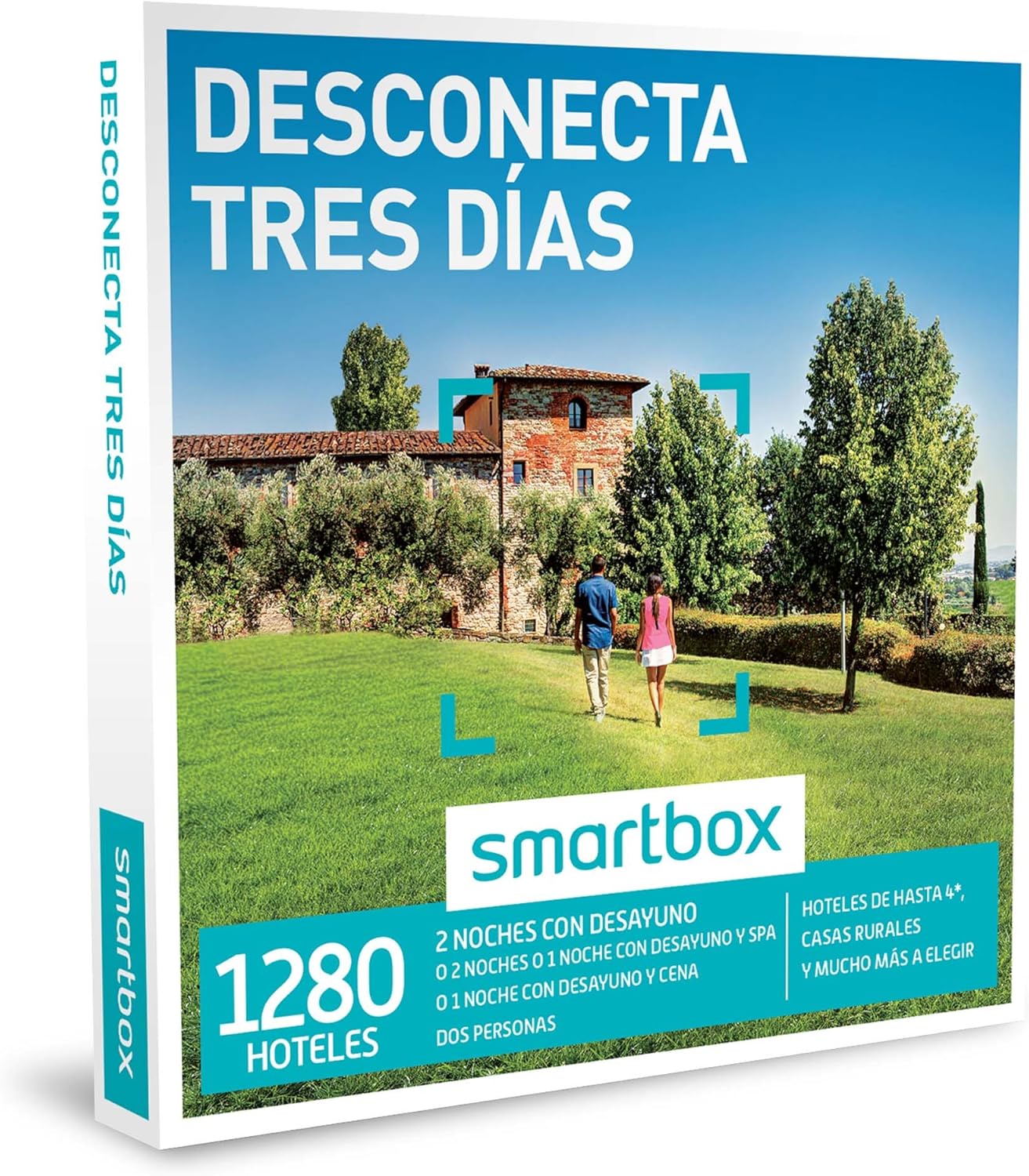 SMARTBOX - Caja Regalo - DESCONECTA TRES DÍAS - 1280 hoteles de hasta 4*, casas rurales y mucho ...