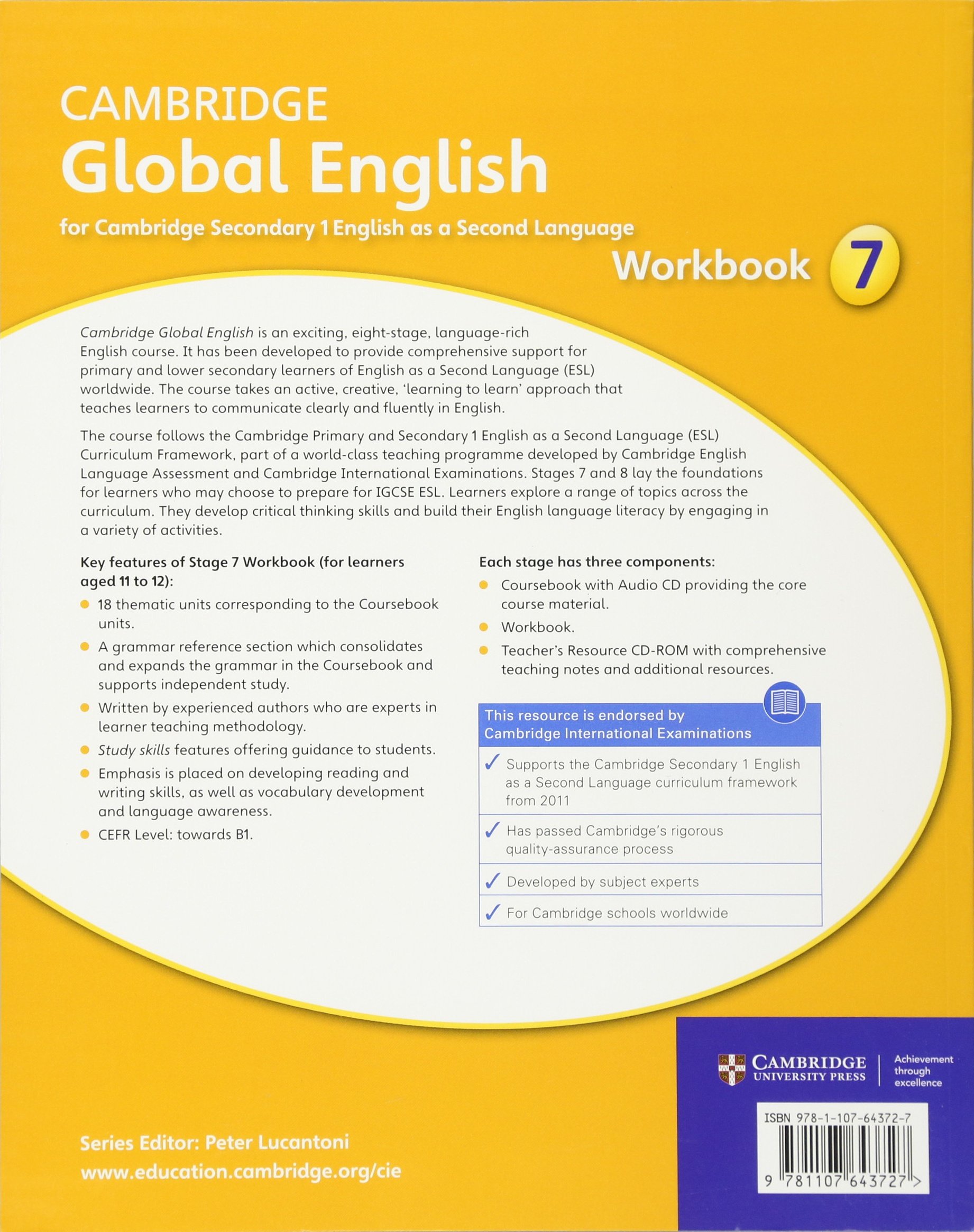 Mua Cambridge Global English Workbook Stage 7 Cambridge Global English ...
