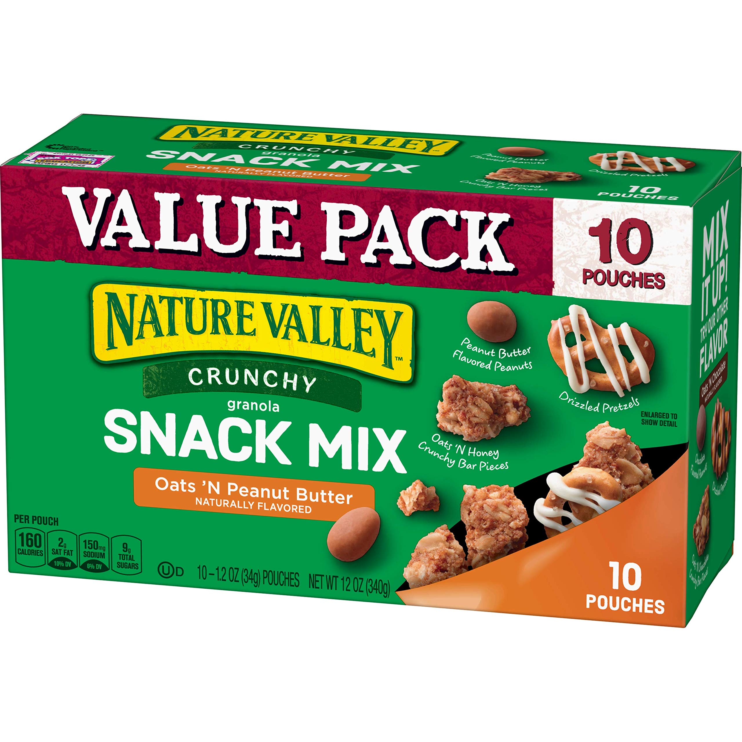 Amazon.com: Nature Valley Crunchy Granola Snack Mix Oats 'N Chocolate ...