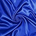 Amazon.com: DLCFLF Royal Blue Satin Fabric by The Yard-60 Inch Wide ...