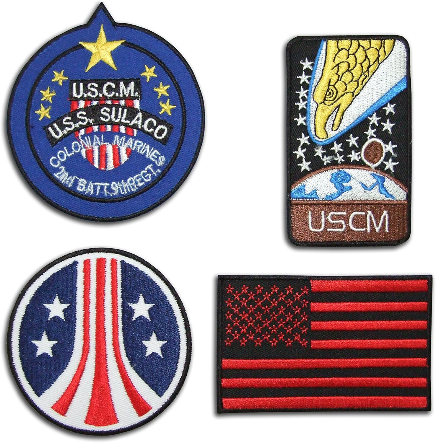 ALIEN / ALIENS Colonial Marines Patches - Iron-On Patch Set AL04 ...