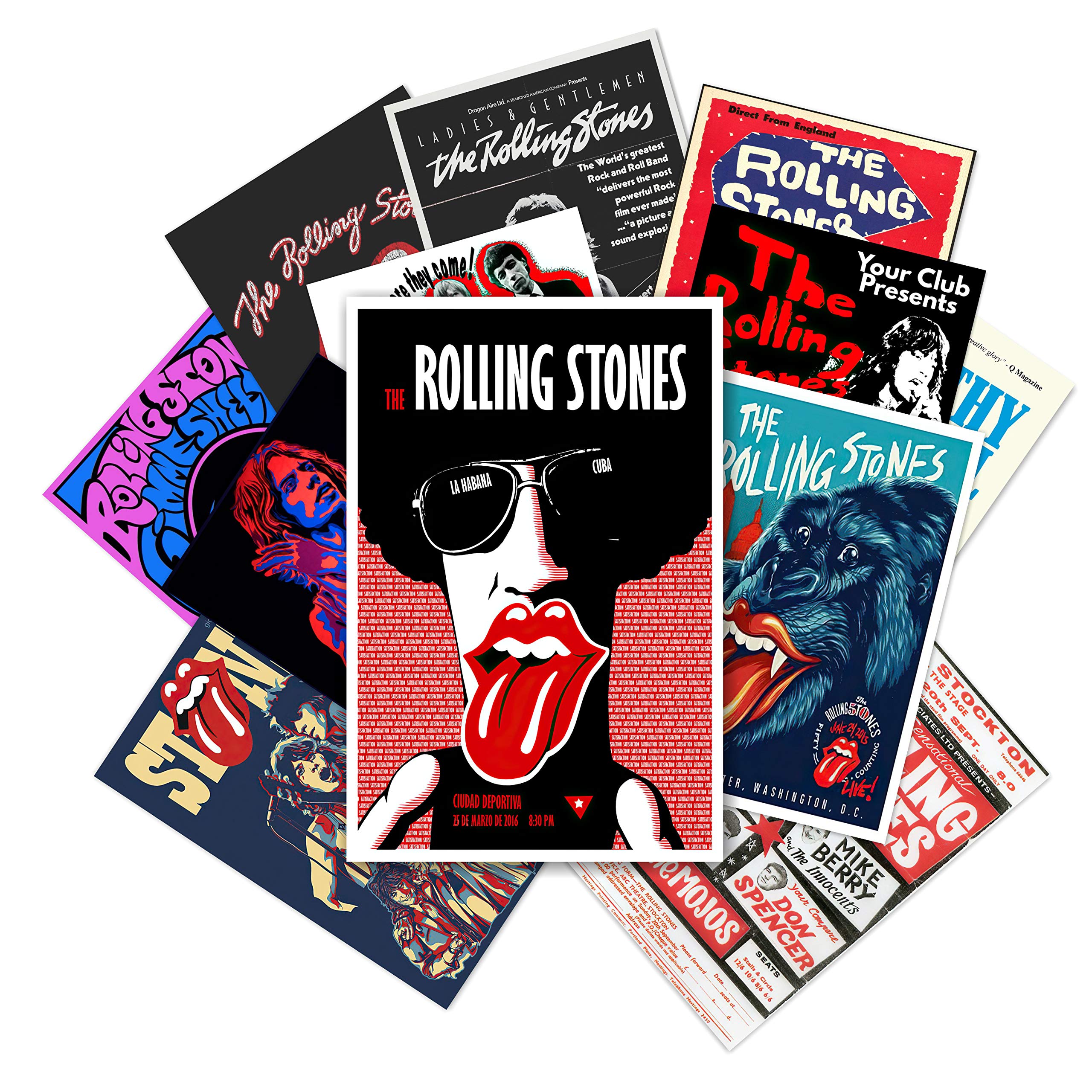 Buy HK Studio Vintage s of Retro Rock Band | Self-Adhesive Vinyl Decal ...