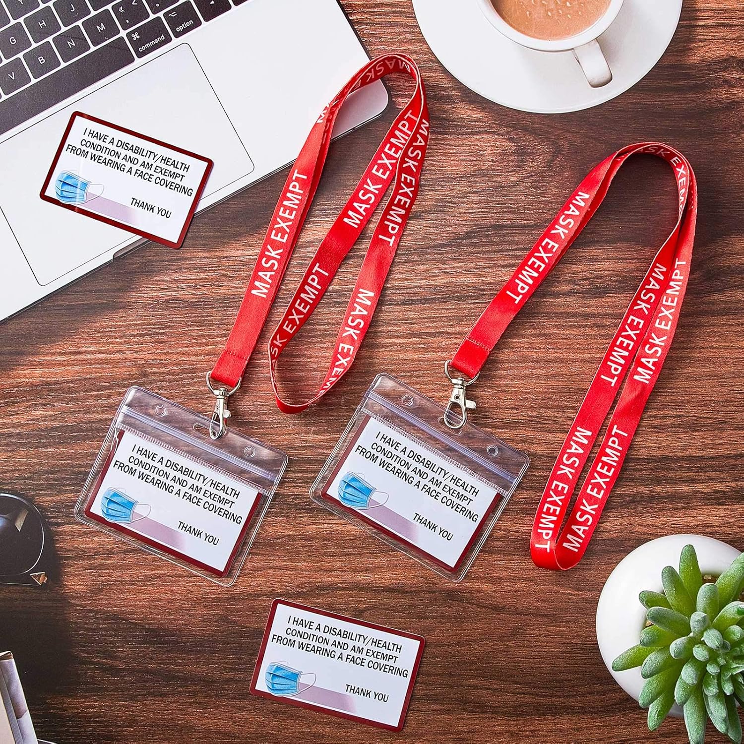 Health Exemption Card, Face Covering Exemption Travel ID Card Exemption ...