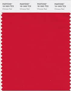 PANTONE Smart 18-1663X Color Swatch Card, Chinese Red - House Paint ...