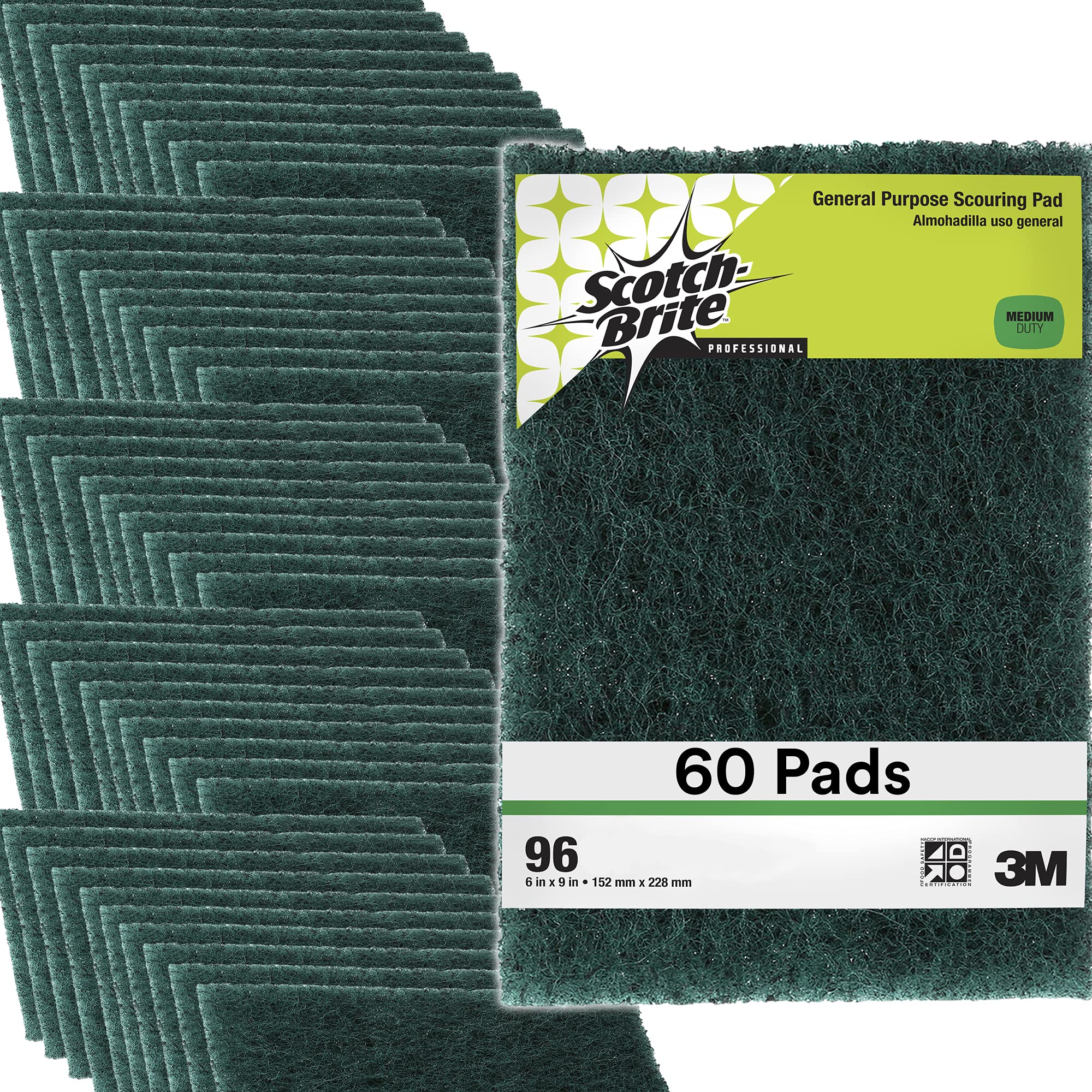 Mua Scotch-Brite Scouring Pad 96, 60 Pads, 6” x 9”, General Purpose ...