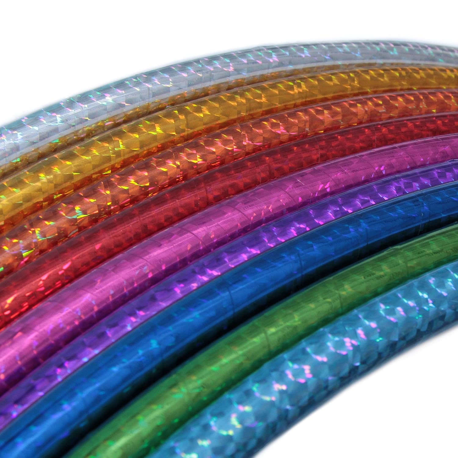 Hula Hoop para niños, Colores holográficos, Ø60/70/80cm: Amazon.es ...