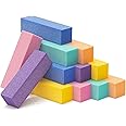 Amazon.com : Natural and Acrylic Nail Buffing Blocks, 12-Pack, 4 Sided ...