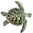 Amazon.com: GSC Metal Sea Turtle Green Decor Indoor Outdoor Wall Art ...