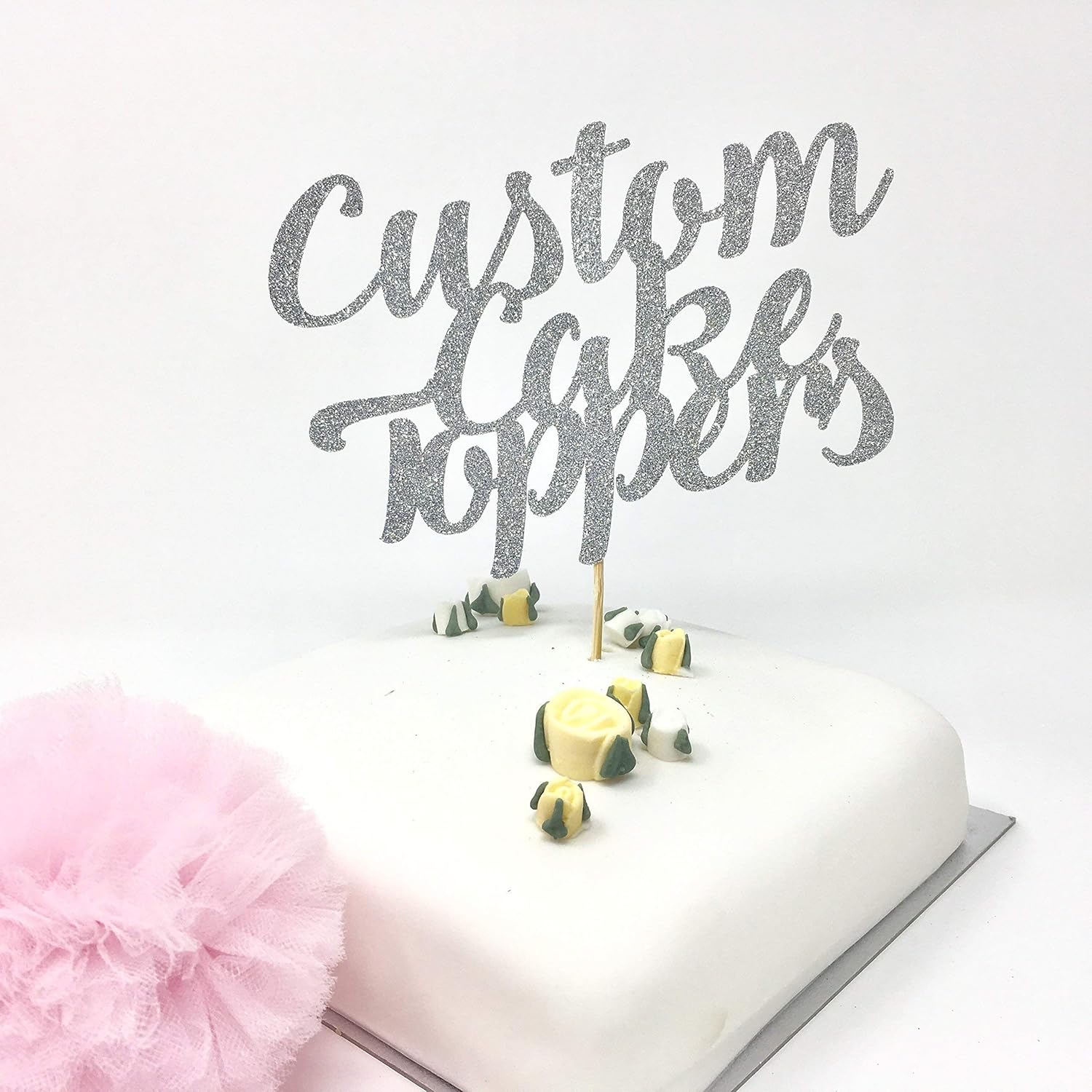 Custom cake toppers. Customised messages cake topper. Personalised Cake ...