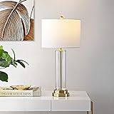 Safavieh Lighting Collection Camden Clear/Brass Gold 25-inch Bedroom ...