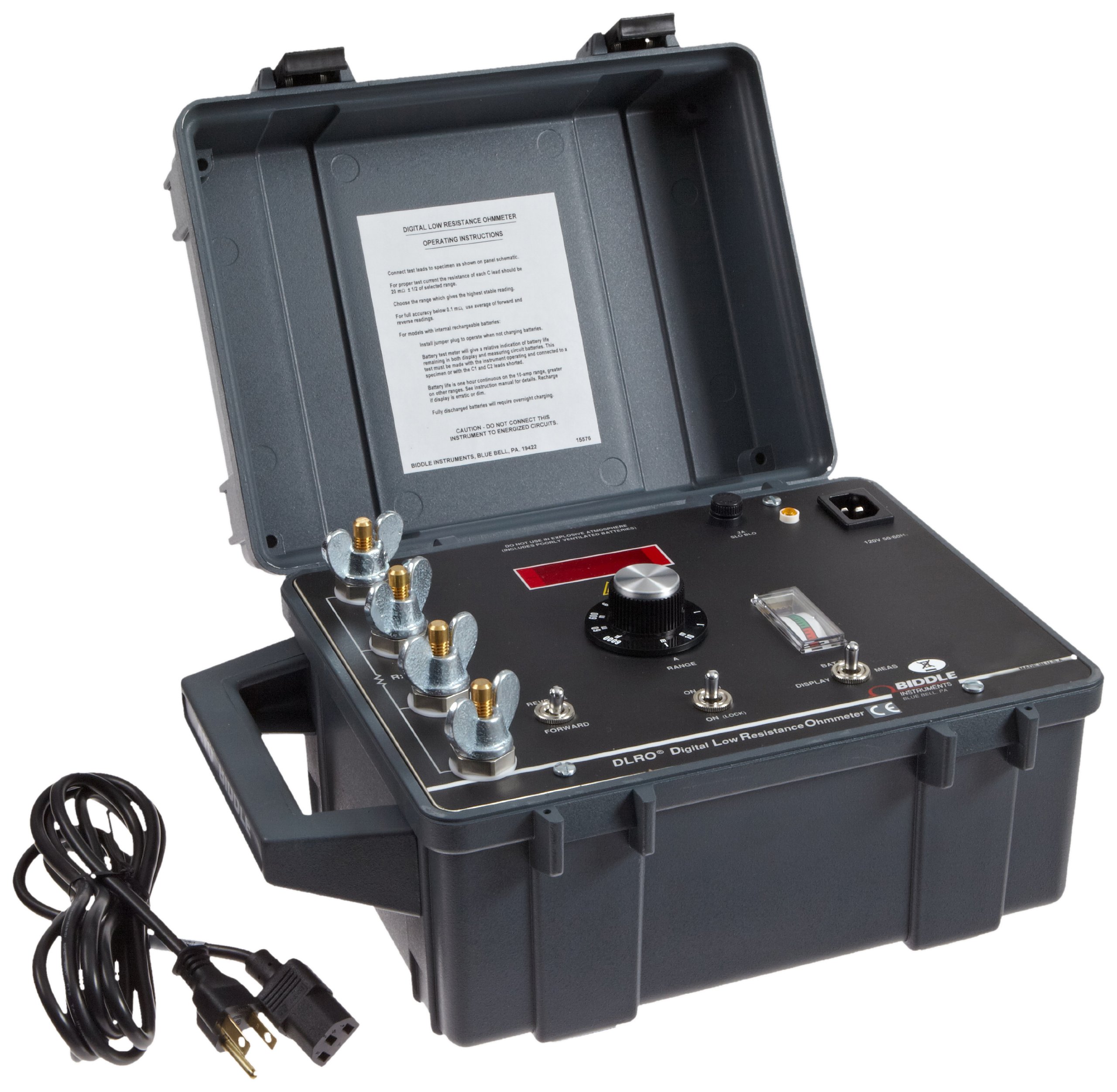 Mua Megger 247000 Dual-Pack Digital Low Resistance Ohmmeter trên Amazon ...