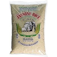 Amazon.com : Three Elephants Thai Jasmine Rice, 5 Pound : Grocery ...