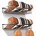 Amazon.com: KEETDY Metal Hat Racks for Wall Baseball Cap Organizer Fit ...