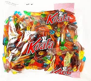 Koala Brand Gummy Worms Candy - 1kg Bulk Bag : Amazon.ca: Grocery ...