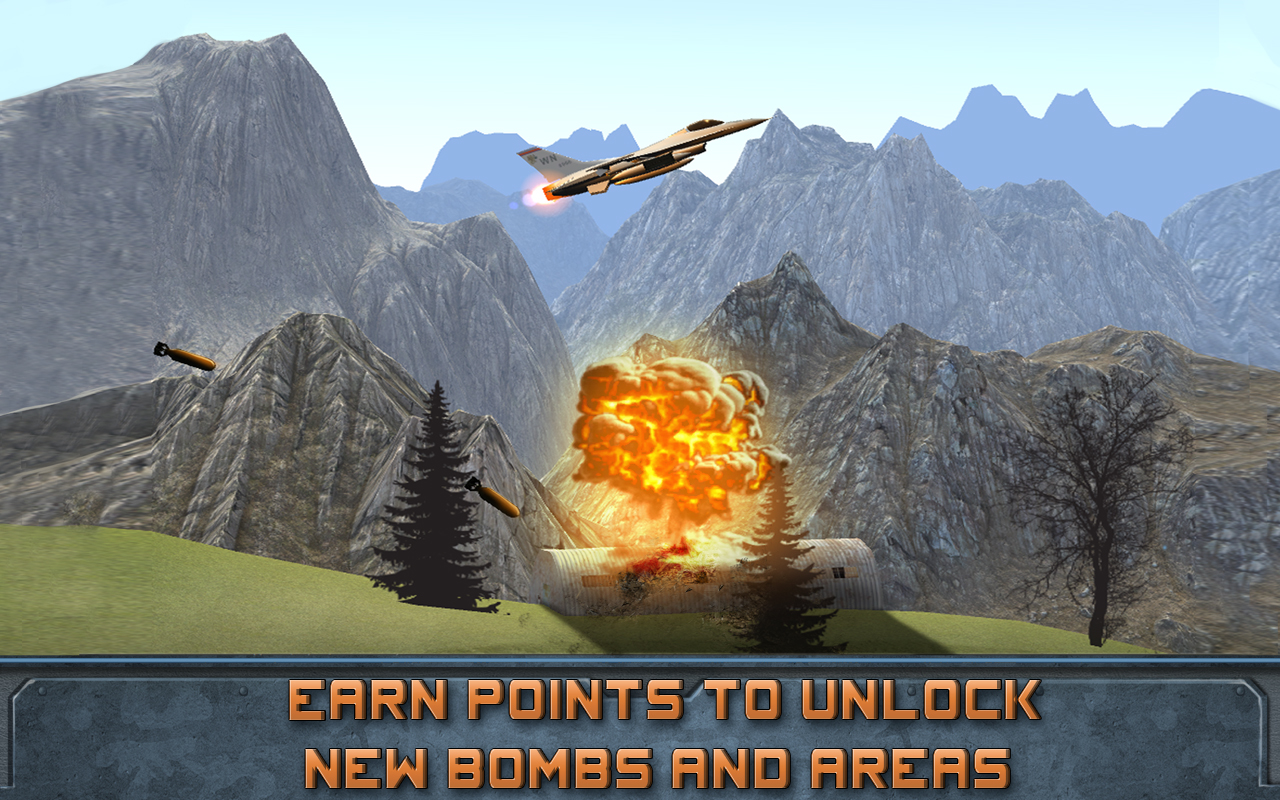 Nuke Atomic Bomber Sim 3D: Bomber Plane Jet Fighter Flight Nuclear War ...