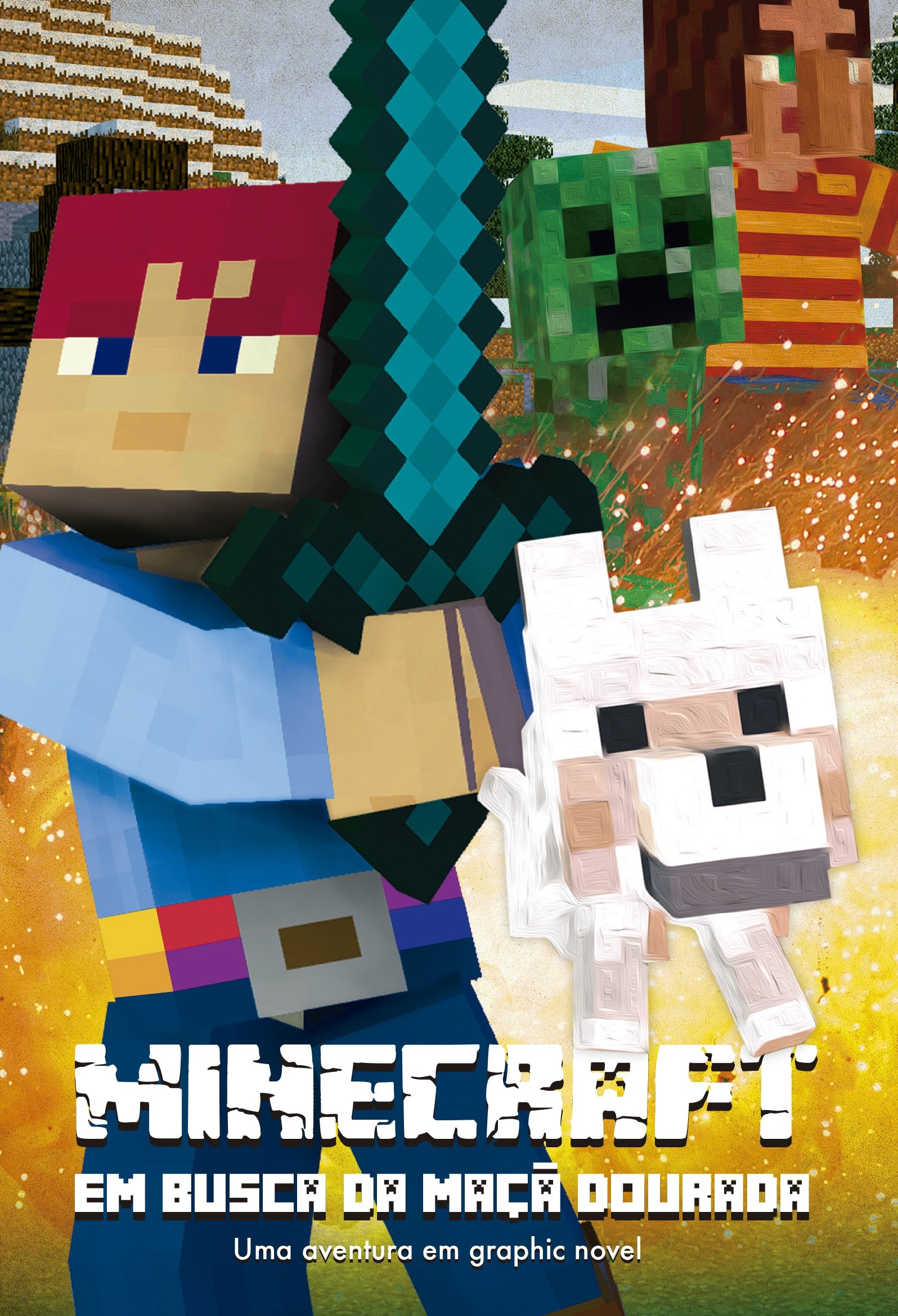 Minecraft em busca da maçã dourada - Livro 1: Volume 1 PDF Megan Miller