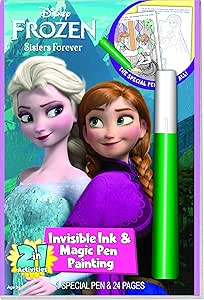 Amazon.com: Disneys Frozen Invisible Ink Coloring Book : Toys & Games