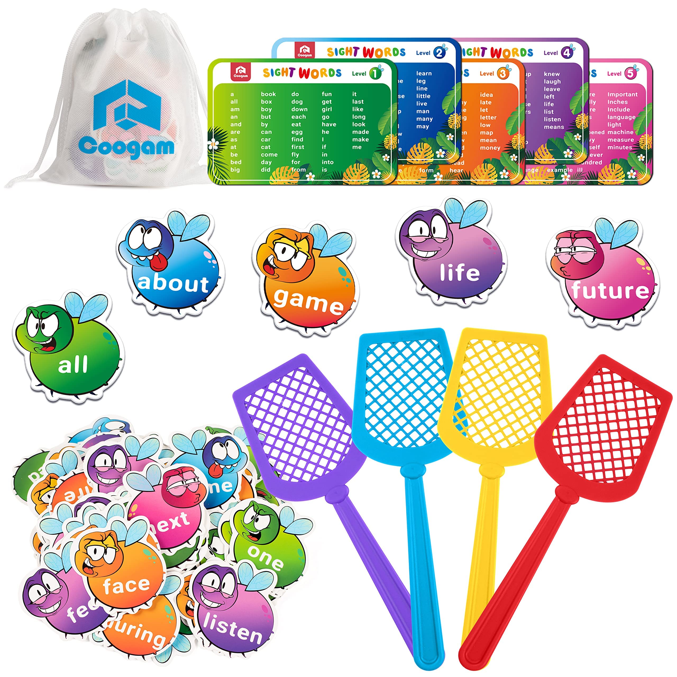 Mua Coogam Sight Words Swat Game with 400 Fry Site Words and 4 Fly ...