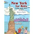 New York for Kids: 25 Big Apple Sites to Color (Dover Coloring Books ...