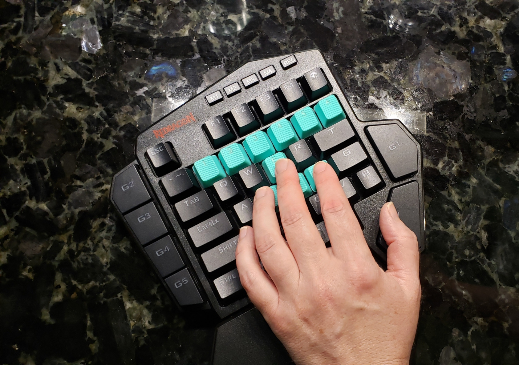 $11/mo - Finance Redragon K585 DITI Wireless One-Handed Mechanical ...