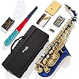 Amazon.com: Mendini By Cecilio Eb Alto Saxophone - Case, Tuner ...