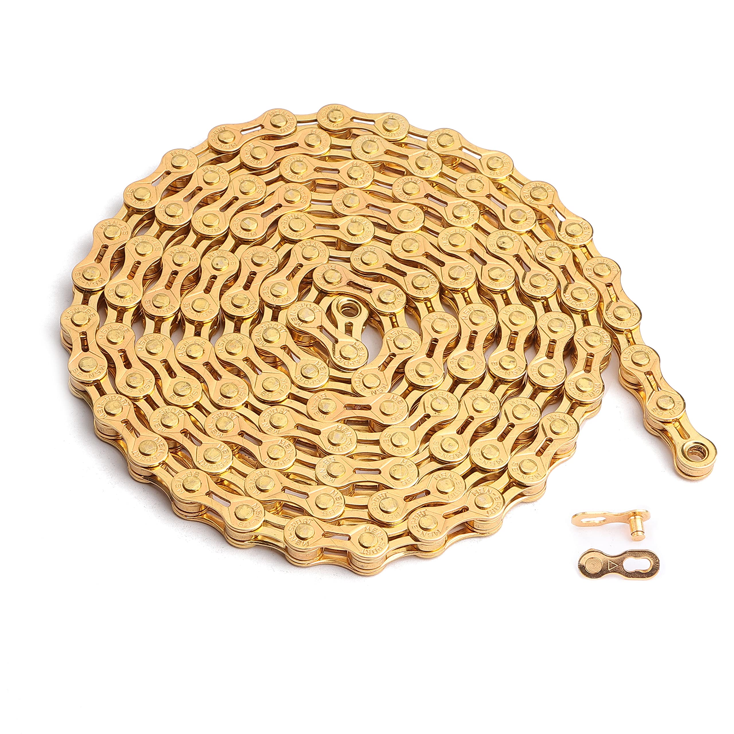 Hycline Bike Chain 6/7/8 Speed,Half Hollow Lightweight Bicycle Chains ...