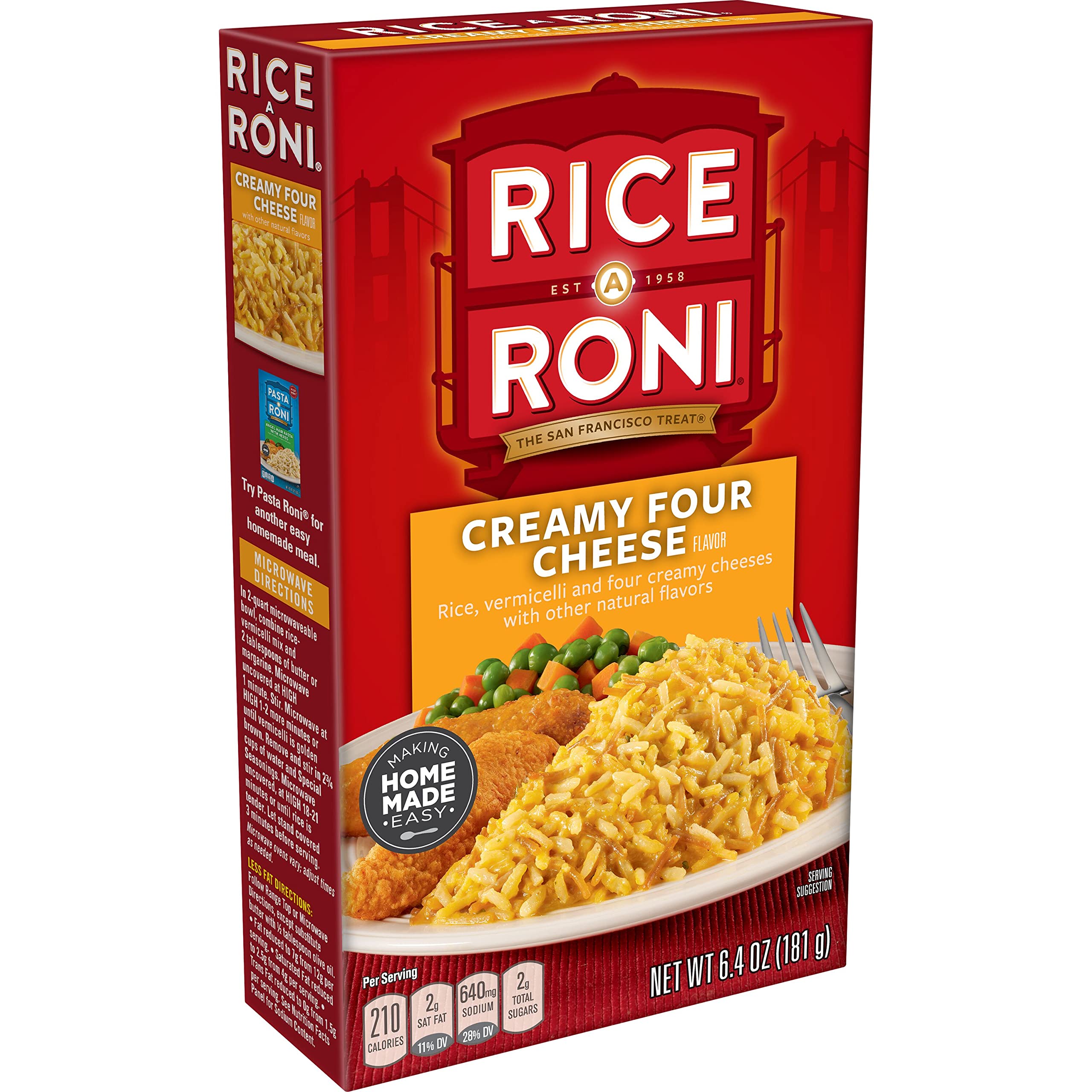 Mua Rice a Roni Rice Mix, Creamy Four Cheese, 6.4 Oz trên Amazon Mỹ ...