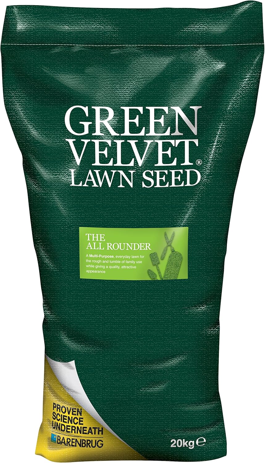 Green Velvet 20Kg Lawn Seed The All Rounder: Amazon.co.uk: Garden ...
