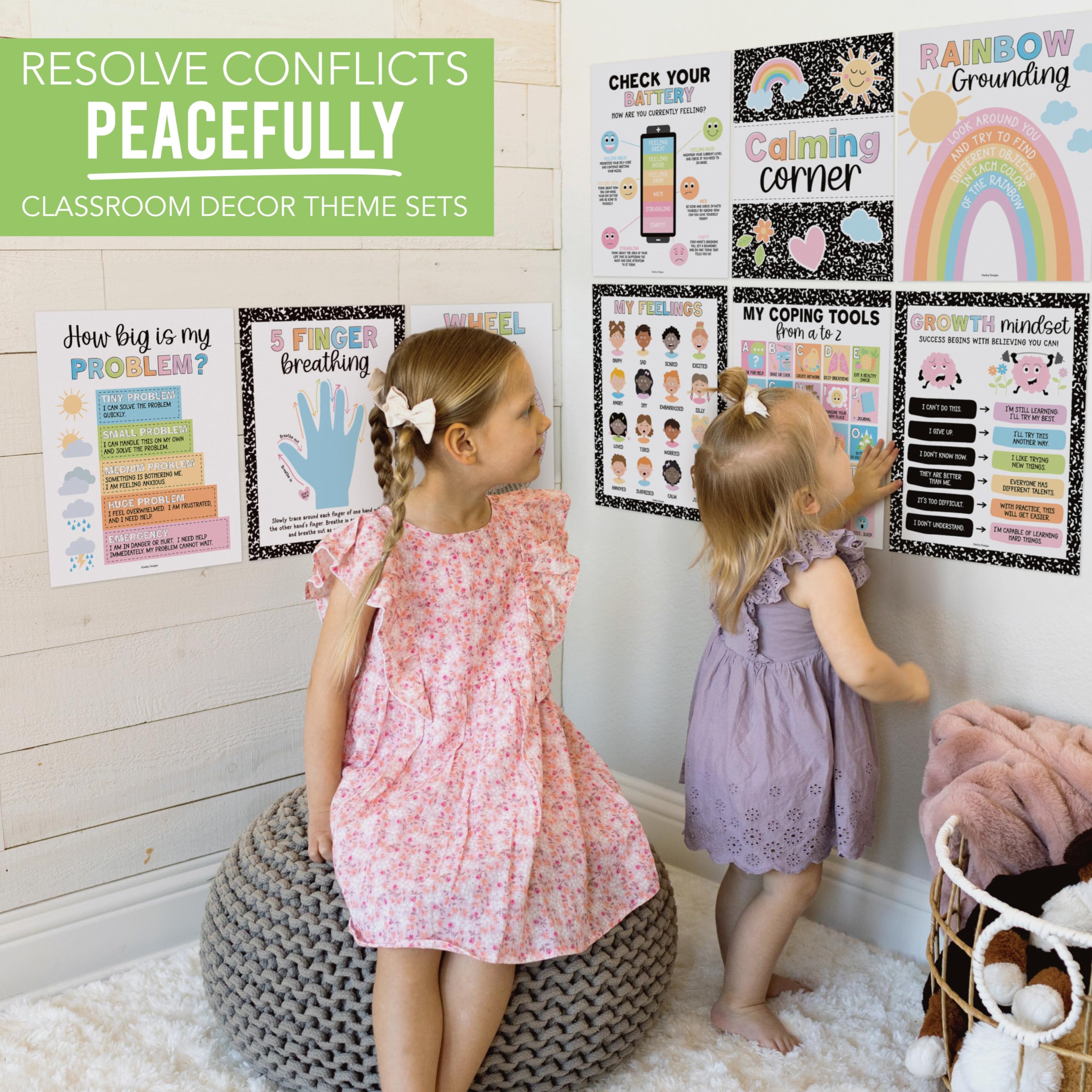 Mua 9 Colorful Calming Corner Posters for Classroom Must Haves for ...