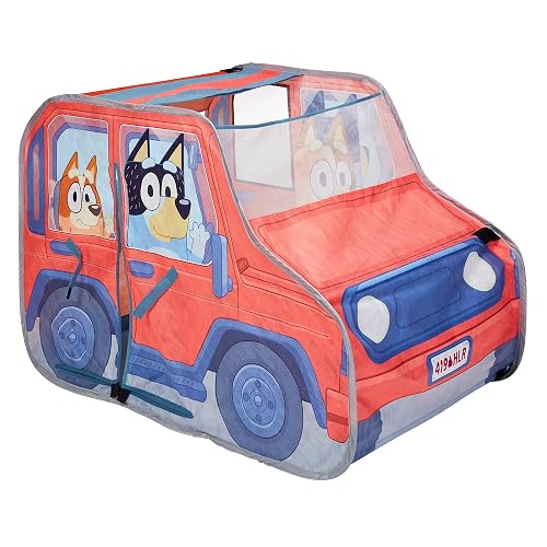 Bluey Heeler 4WD Pop-Up Tent for Kids, Easy Storage Pop Up Play Tent ...