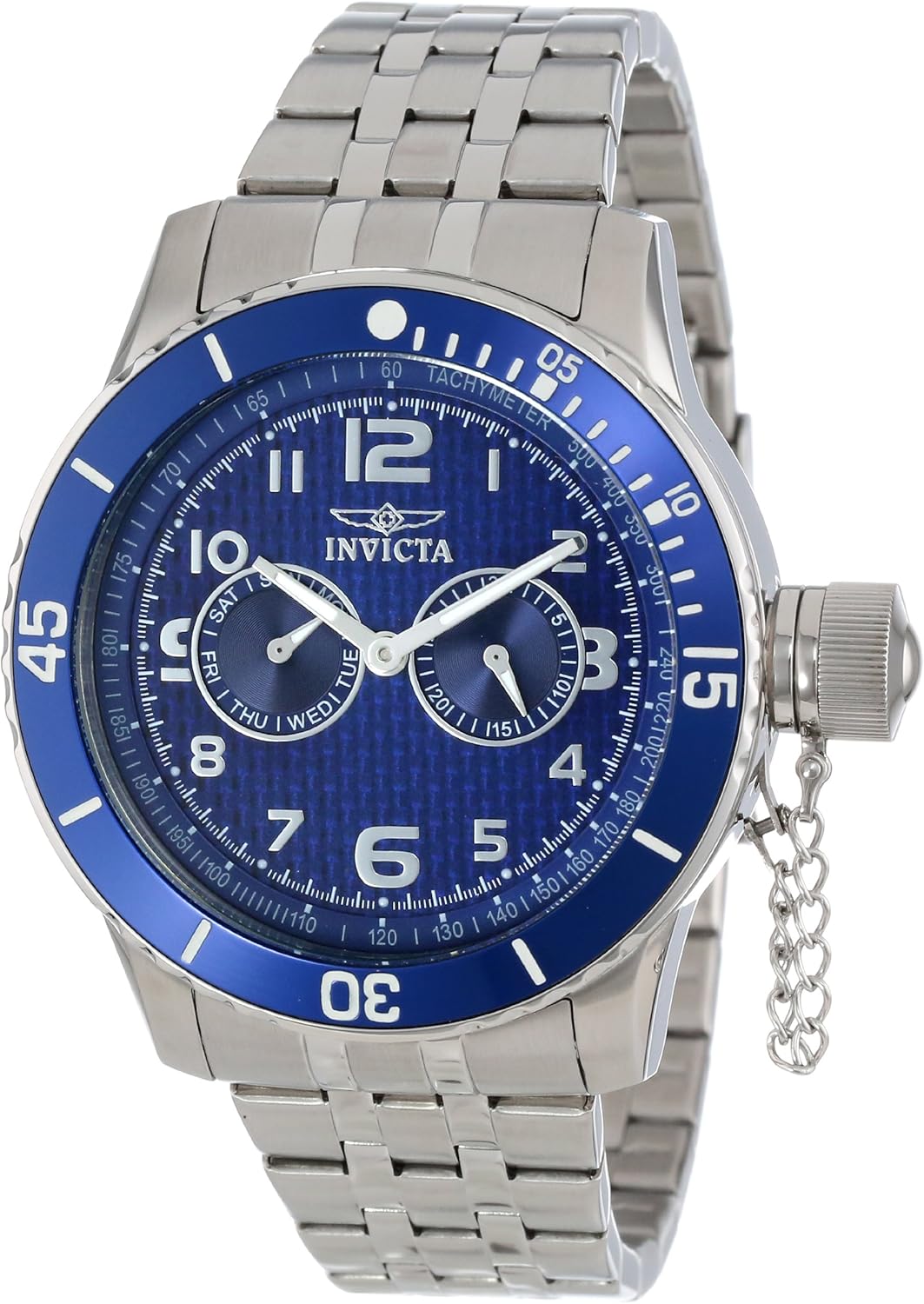 Relógio Masculino Invicta 14887 Specialty Blue Fiber Dial de Aço ...