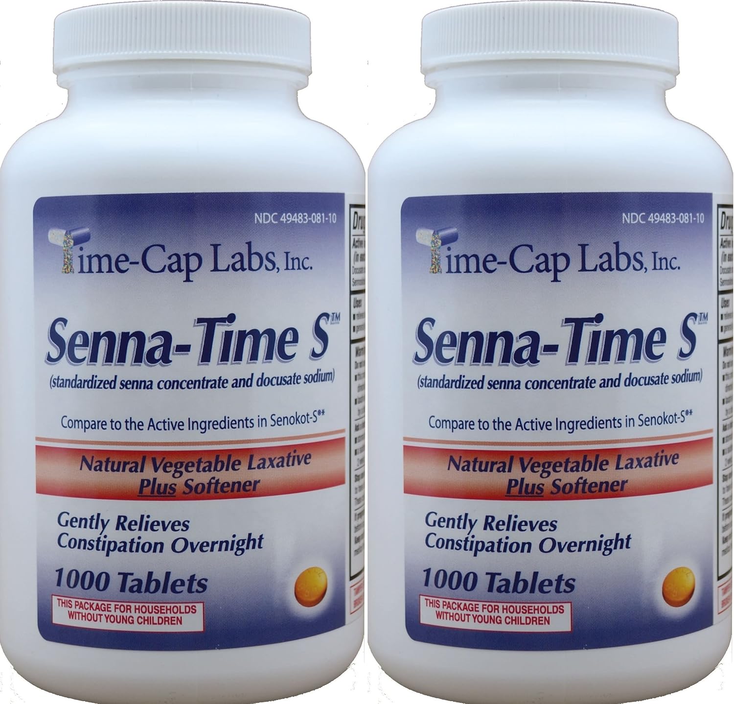 Amazon.com: Senna-Time S Generic for Senokot S Natural Vegetable ...
