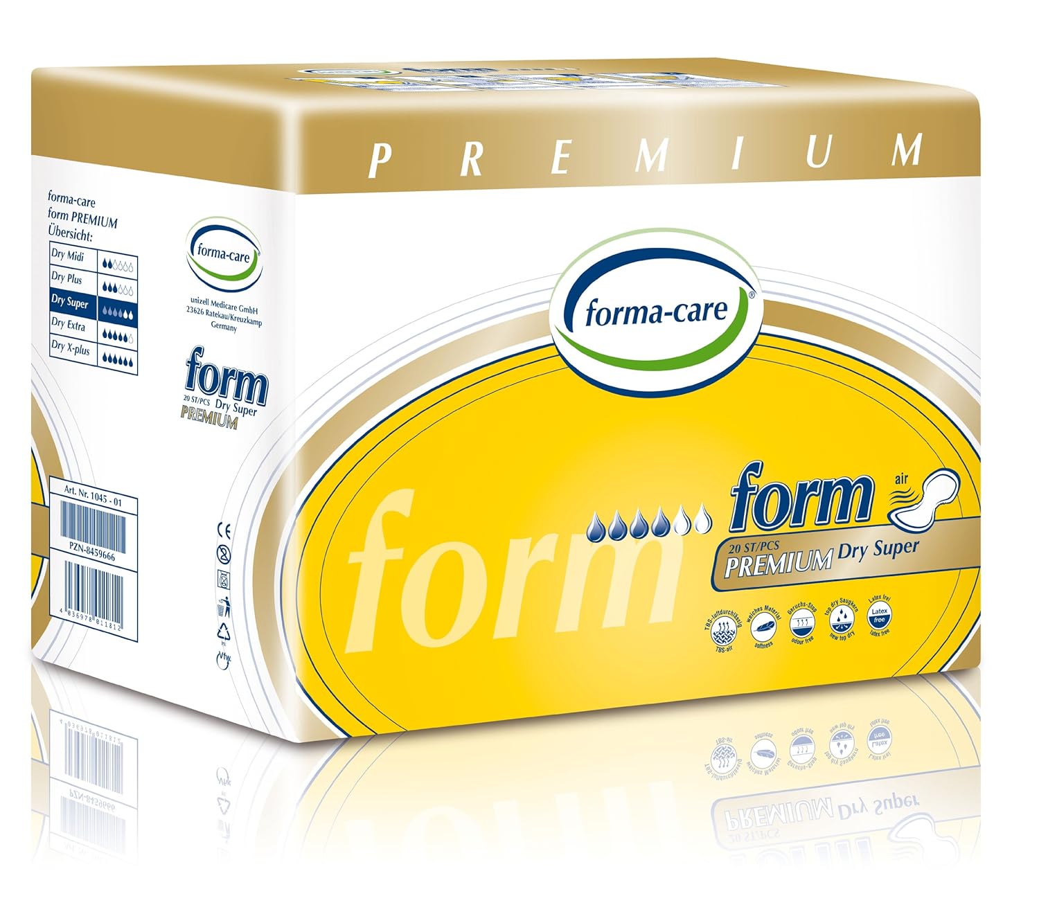 Forma-Care Form Premium Dry - Super - Inkontinenz-Vorlagen: Amazon.de ...