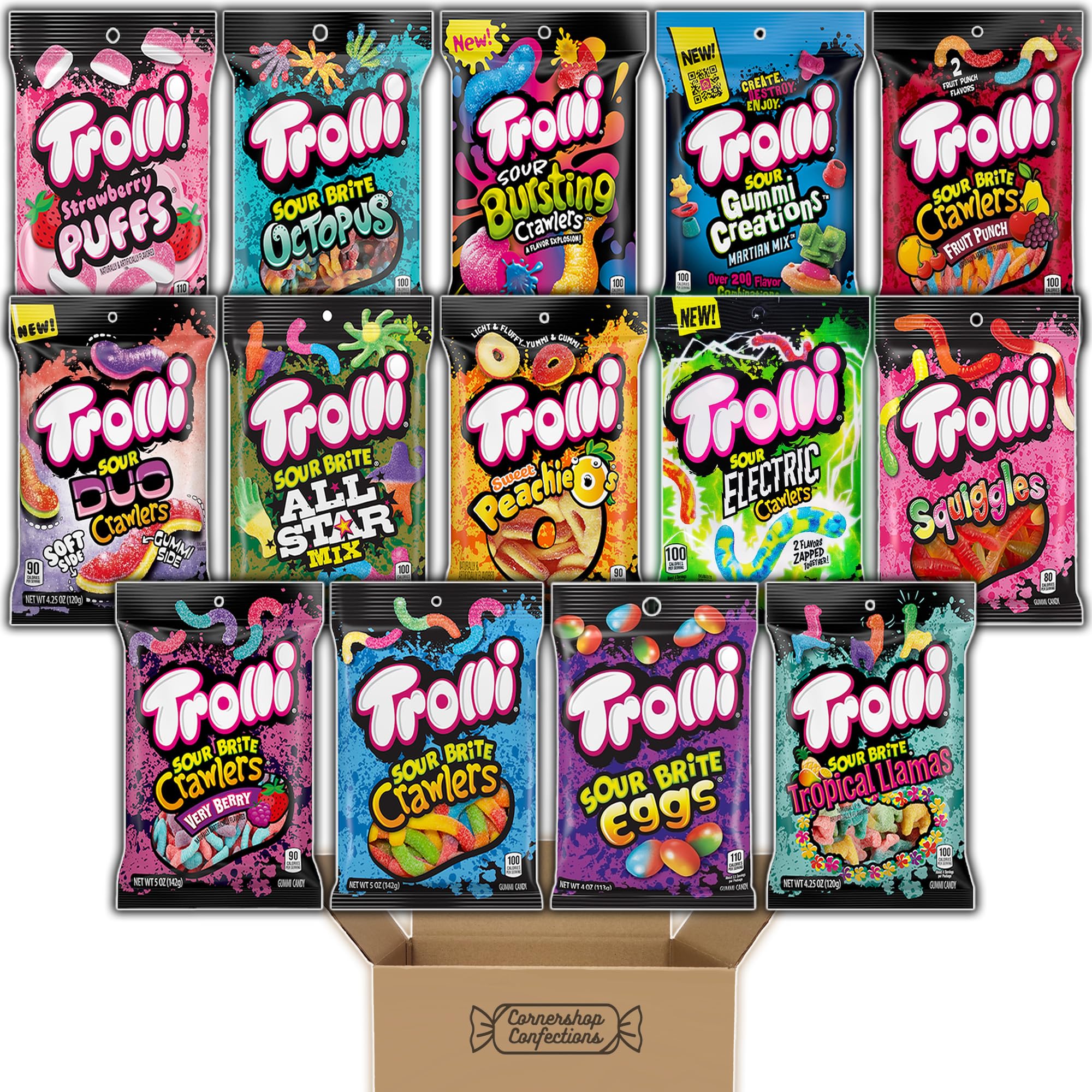 Mua Trolli Gummies 14 Flavor Mega Variety Share Pack - Very Berry ...