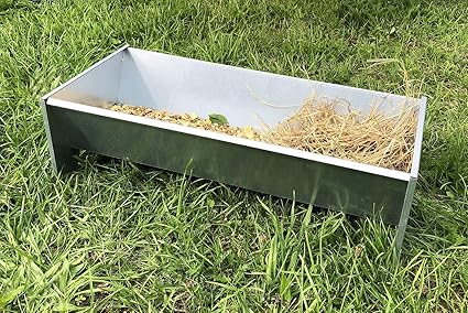 Galvanized Feeding Trough For Goats, Sheep And More | 600 mm wide ...