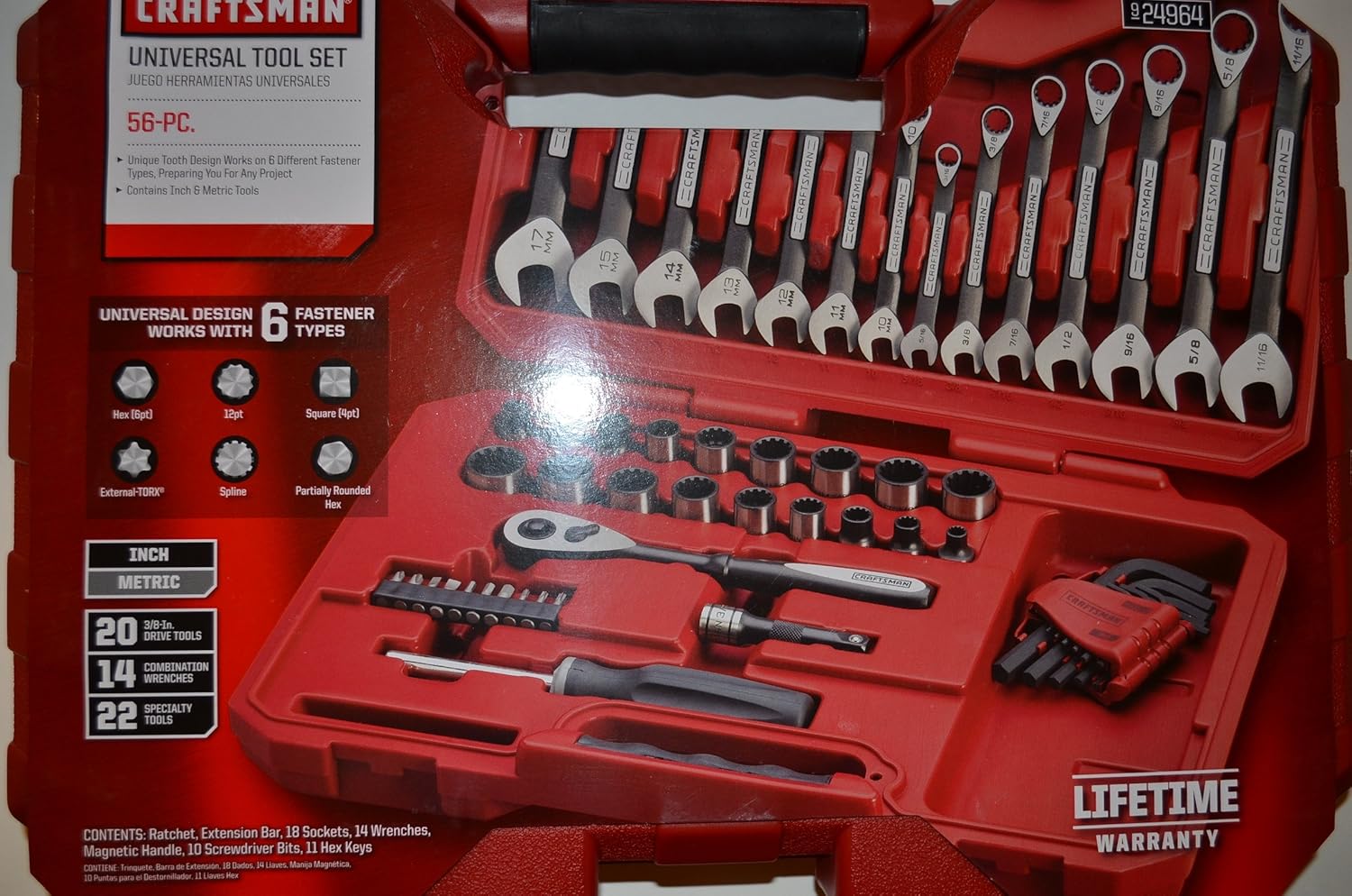 Craftsman 56-piece Universal Mechanics Tool Set by Craftsman: Amazon.co.uk: Car & Motorbike