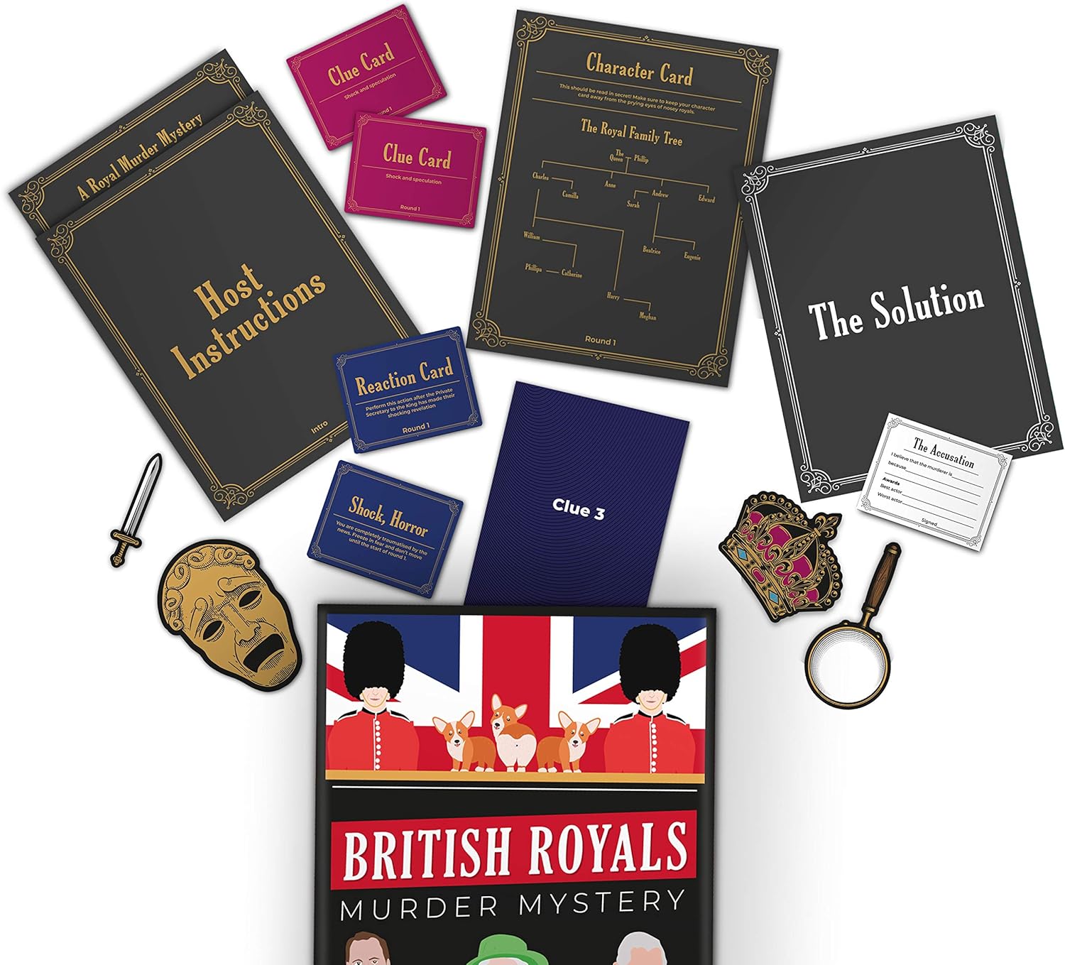 Gift Republic British Royals Murder Mystery Family Board Game – BigaMart