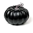 Amazon.com: WangLaap 7 inch Artificial Black Pumpkin Foam Harvest Decor ...