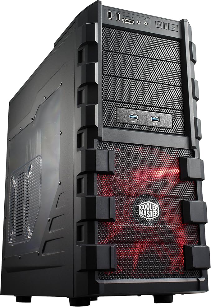 Cooler Master HAF 912 Advance "Dual USB 3.0, Mid Tower Case, Black with ...
