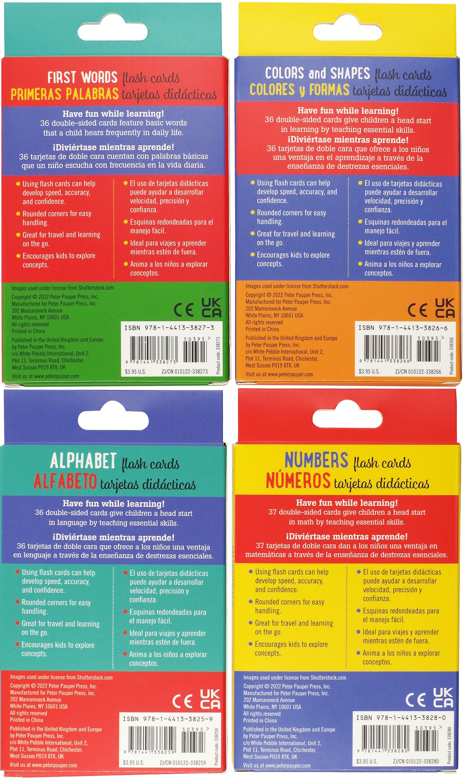 Mua Bilingual Flash Cards Value Pack - Spanish and English (Includes ...
