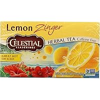 Amazon.com : Celestial Seasonings Lemon Zinger Tea, 20 ct : Grocery Tea ...