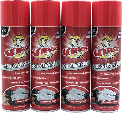 Refrigeration Technologies Viper Non-Rinsing Coil Cleaner RT375A (4 ...