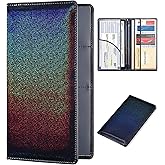 Amazon.com: HERRIAT Car Registration and Insurance Card Holder,Glitter ...