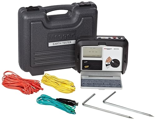 Megger DET3TC 3-Terminal Digital Ground Tester, 0.01 to 2000 2%± 3D ...